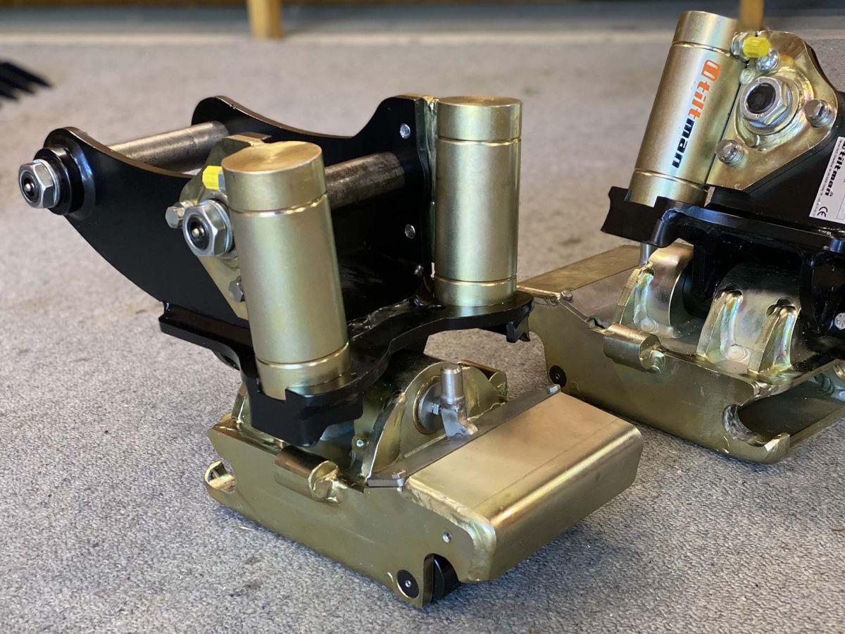 Tilt hitch | Quick coupler | Mini tilt | Mini excavator | Tiltman ...